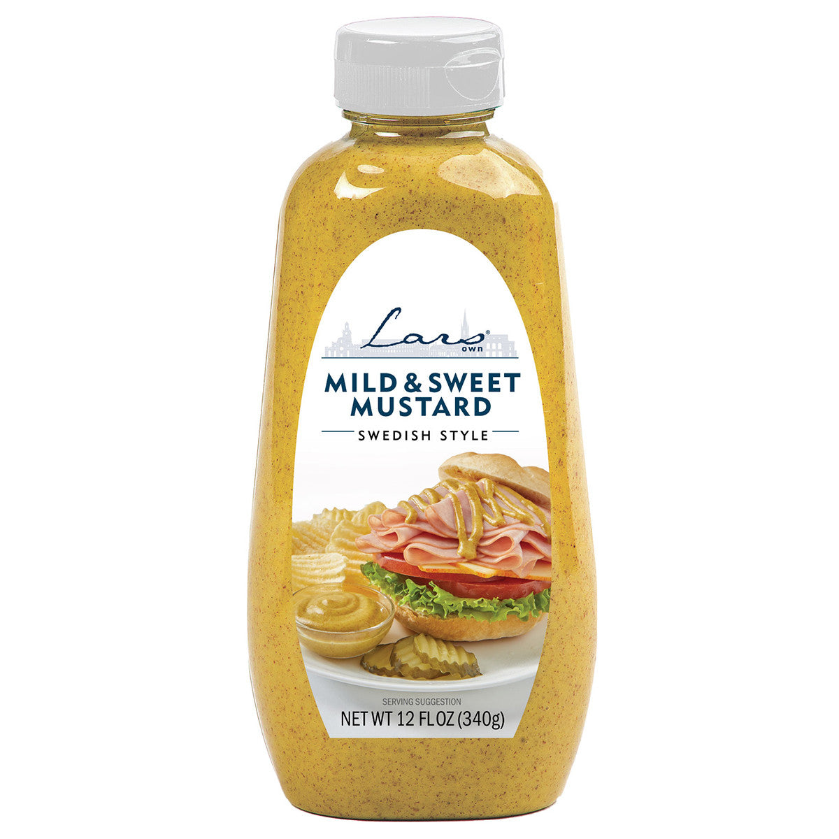 Lars Own Mild And Sweet Brown Mustard 12oz Cook Swedish