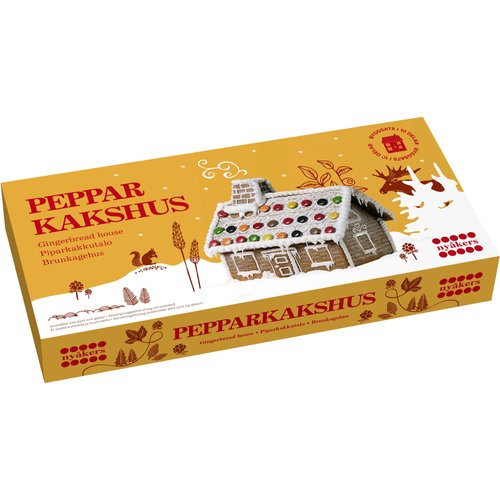 Nyakers Pepparkakor Gingerbread House Kit, 10.58oz – Cook Swedish