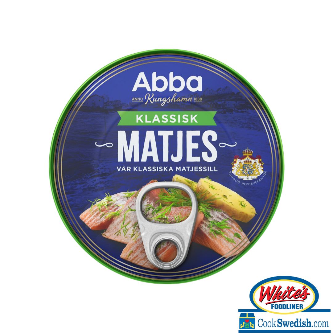 Abba Matjes Herring Tin, 7oz – Cook Swedish
