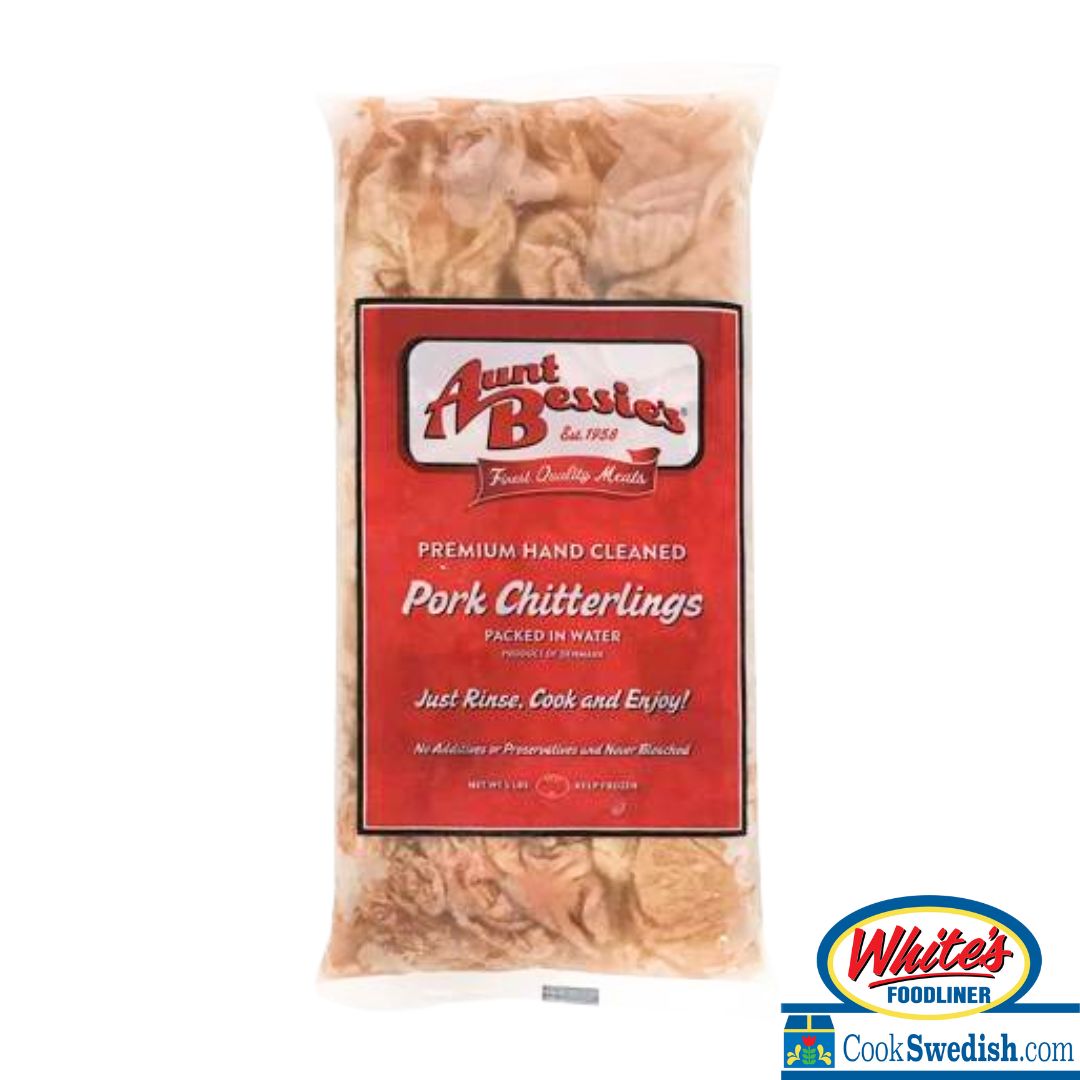 Aunt Bessie's Premium Hand Cleaned Pork Chitterlings, 5lb – Cook Swedish