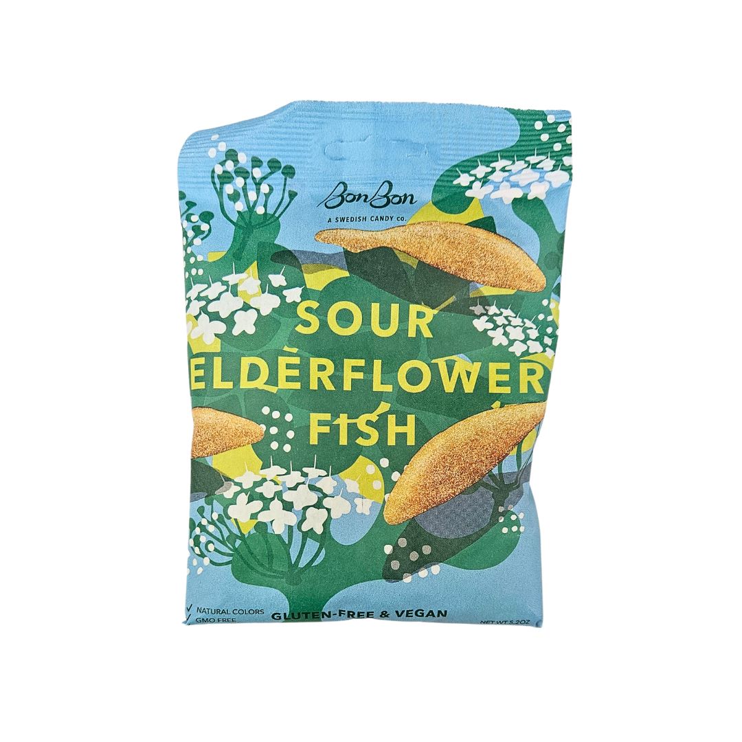 BonBon Sour Elderflower Fish, 5.2oz – Cook Swedish
