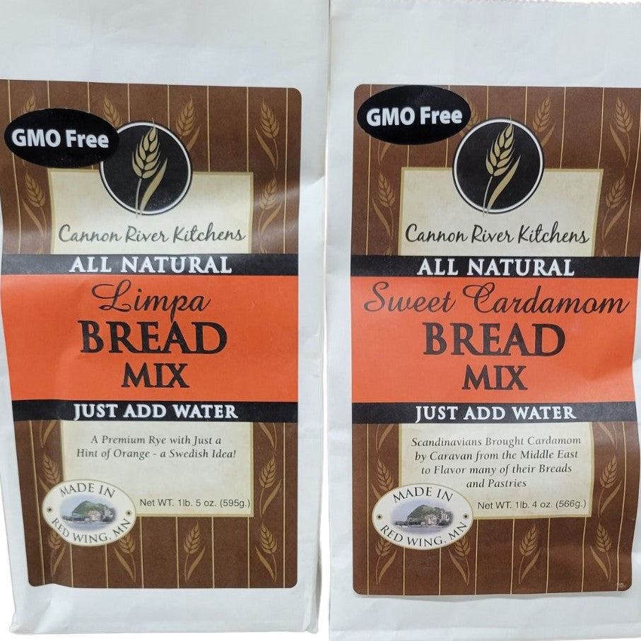 Scandinavian Bread Mix Combo (Limpa & Sweet Cardamom) – Cook Swedish