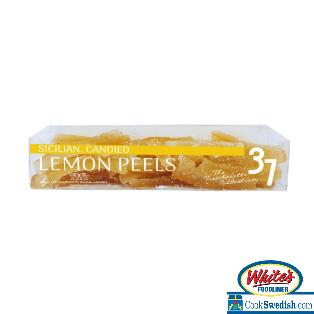 37 by Mamma Andrea Candied Lemon Peels – 4.76 oz – Cook Swedish
