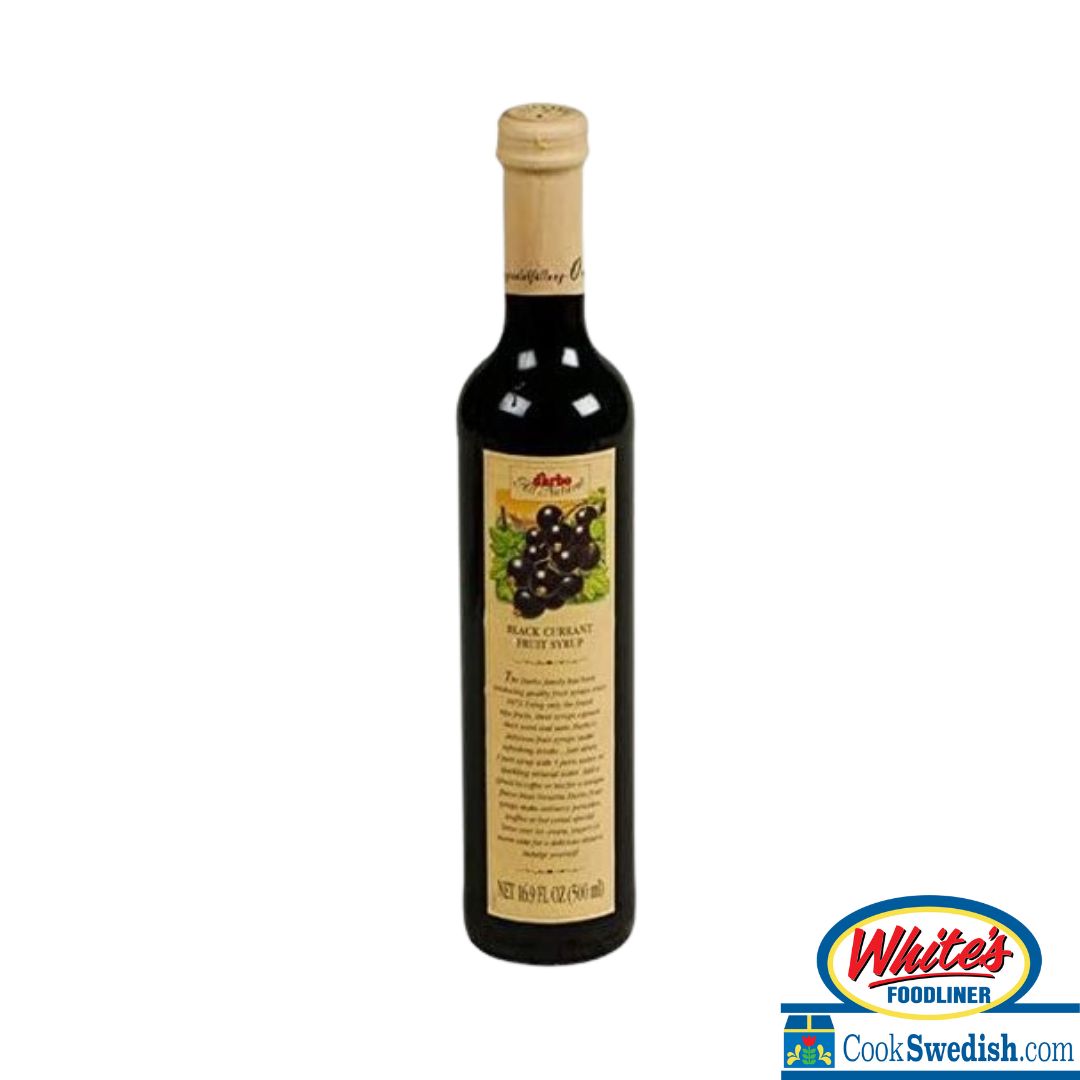 D'arbo Black Currant Fruit Syrup, 16.9oz – Cook Swedish