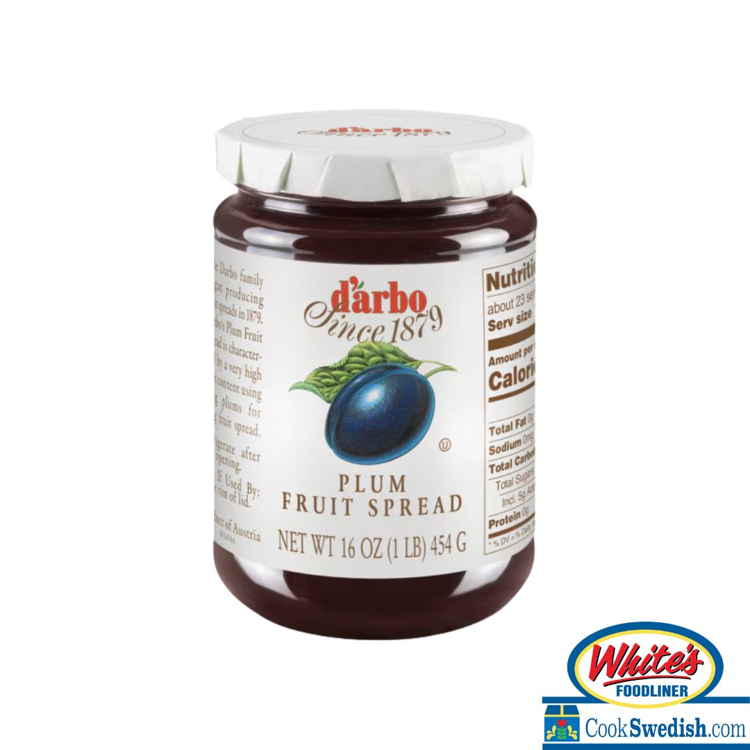 D'arbo Fine Plum Fruit Spread, 16oz – Cook Swedish