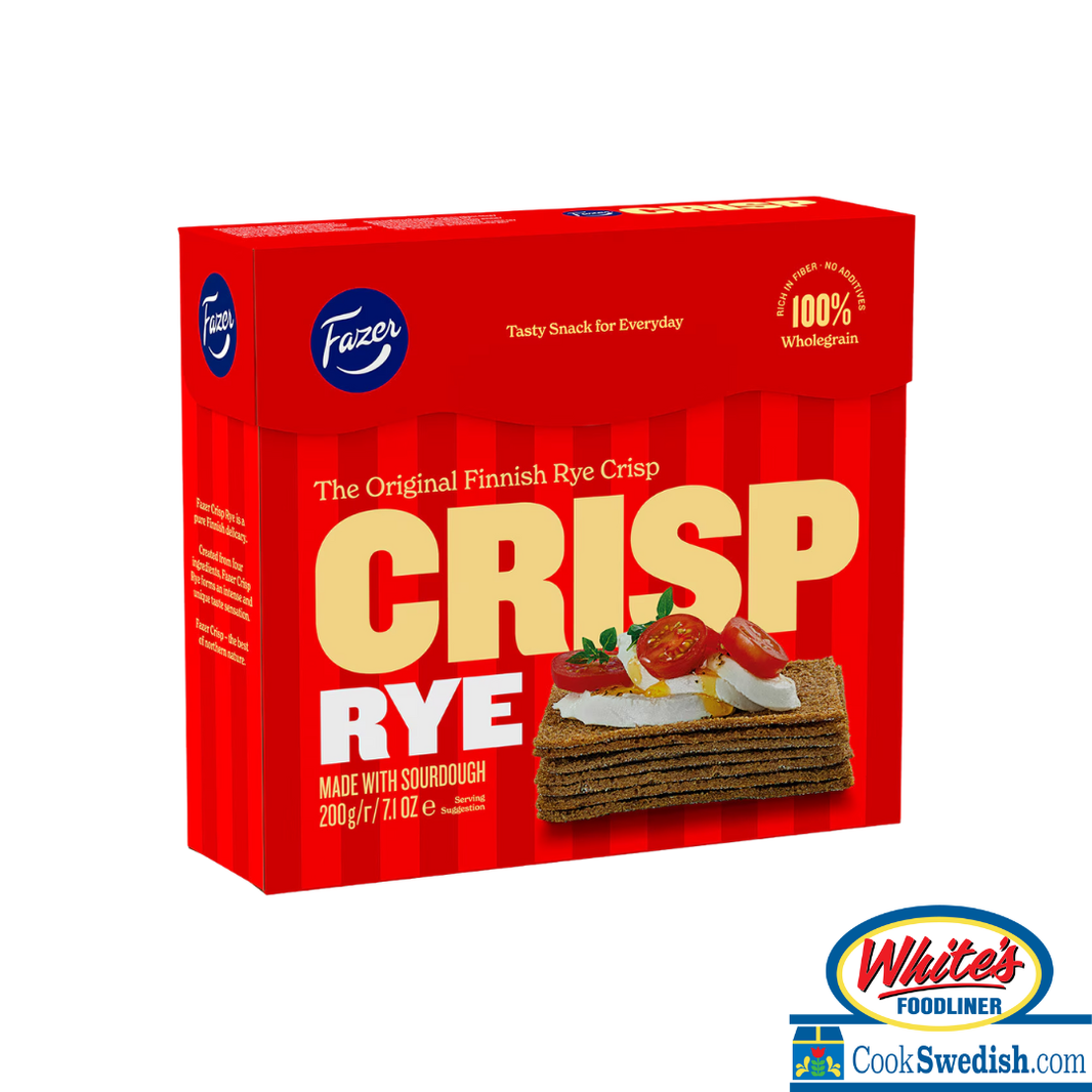 Fazer Rye Sourdough Crisp Box 215g – Cook Swedish