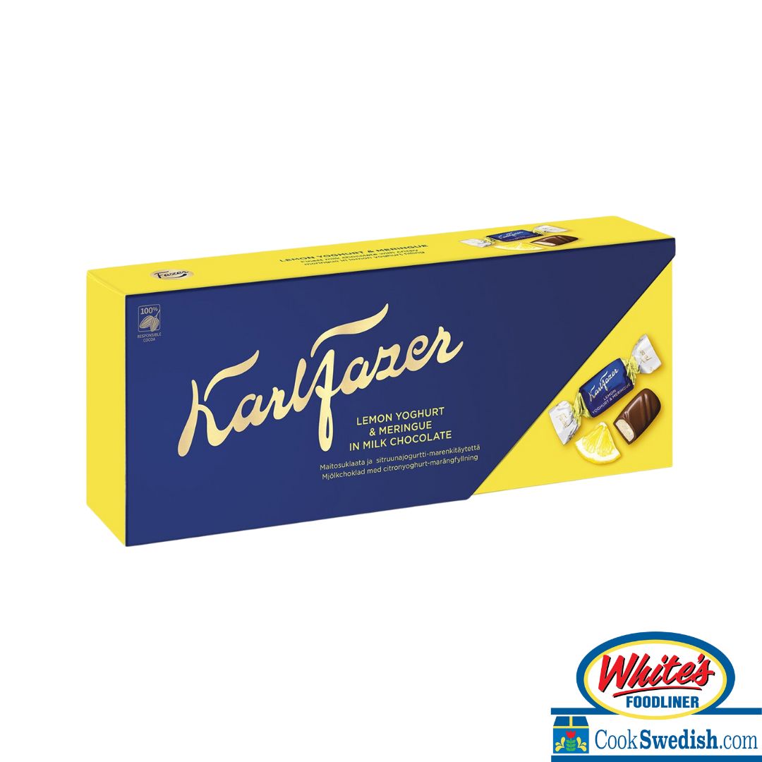 Fazer Lemon Meringue Yogurt in Milk Chocolate Box, 9.52oz – Cook Swedish
