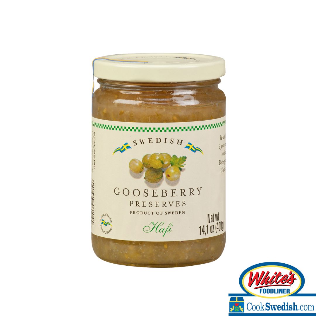 Hafi Gooseberry Preserves, 14.1oz – Cook Swedish