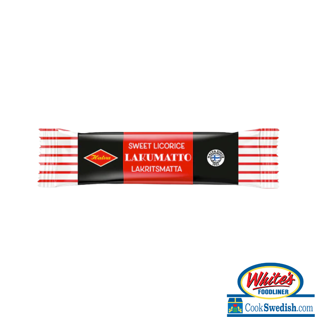 Halva Sweet Licorice Bar – 60 g – Cook Swedish