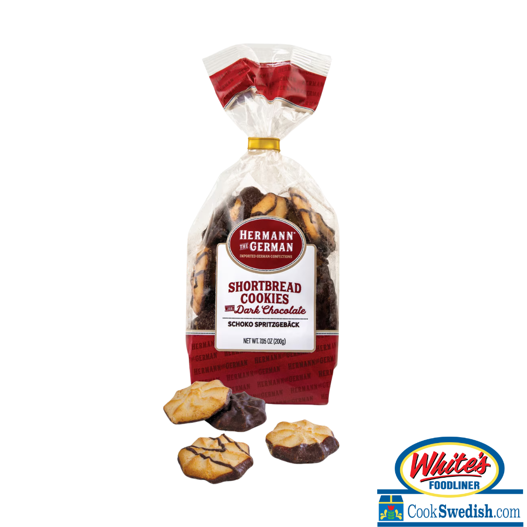 Hermann The German® Shortbread Cookies with Dark Chocolate (Schoko Spr ...
