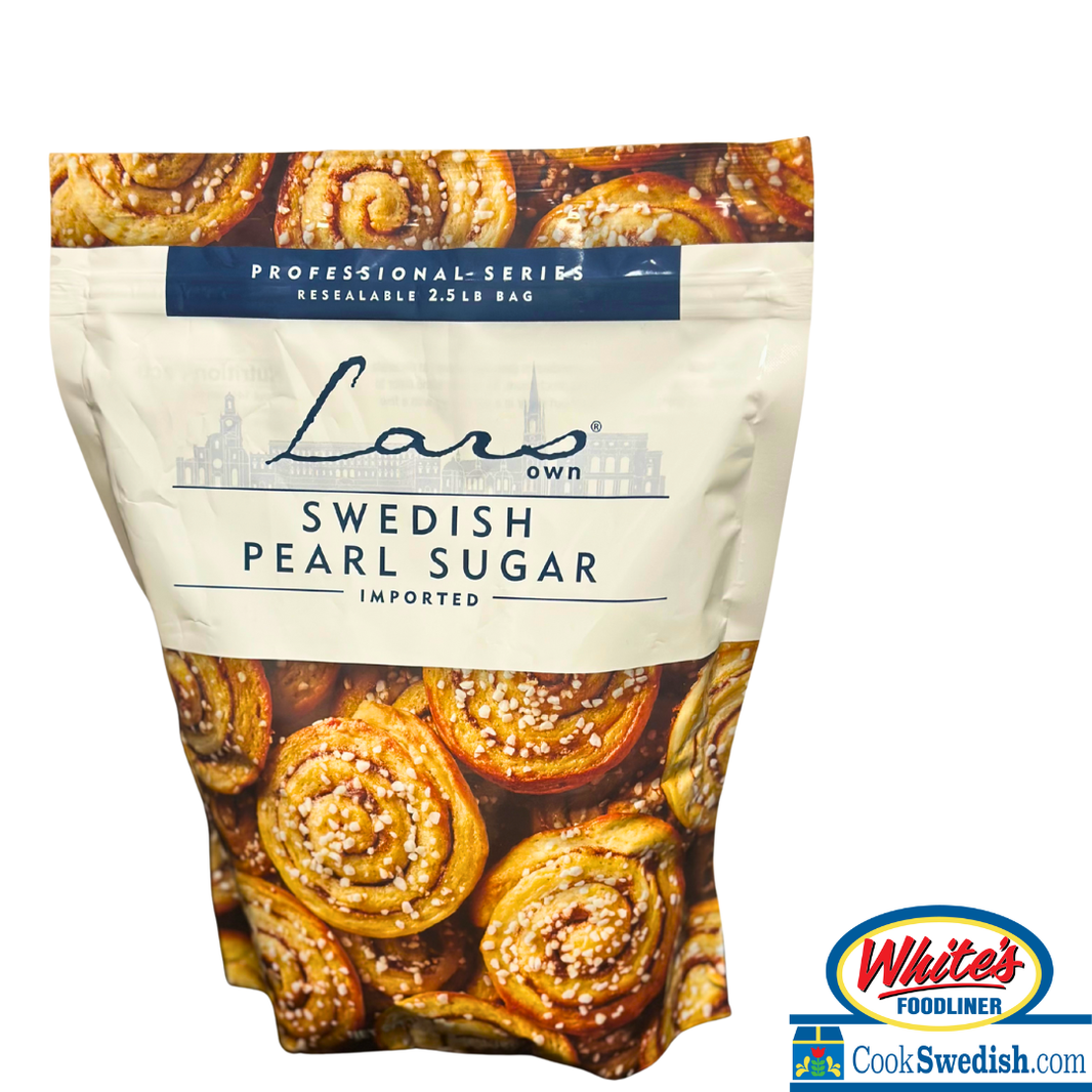 Lars Own Professional Series Swedish Pearl Sugar 2.5lb Resealable bag ...