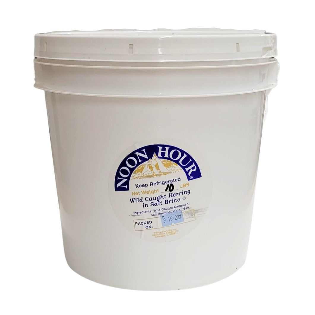 Noon Hour Salt Herring Fillet in Brine, 10lb Bucket – Cook Swedish
