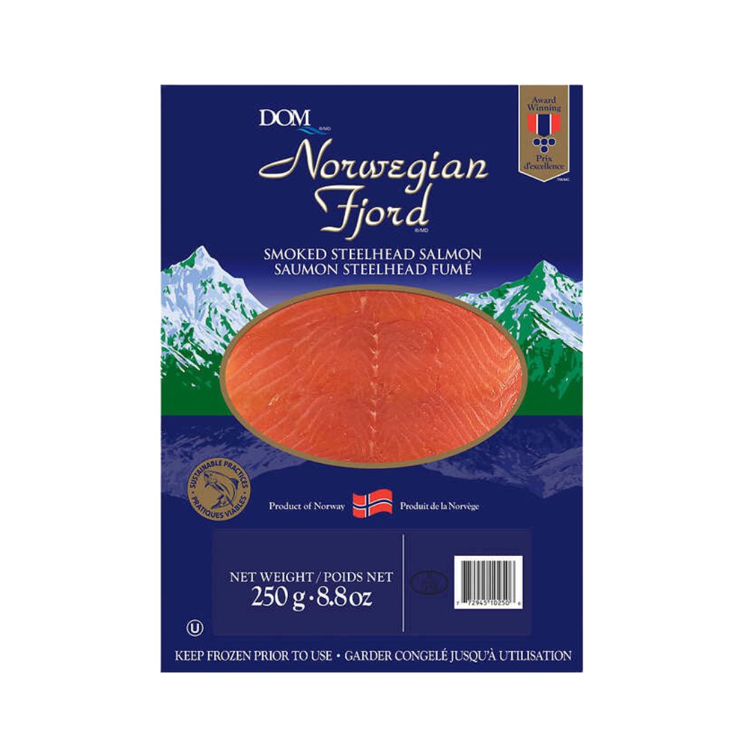 Norwegian Fjord Sliced Smoked Salmon, 8.8oz – Cook Swedish