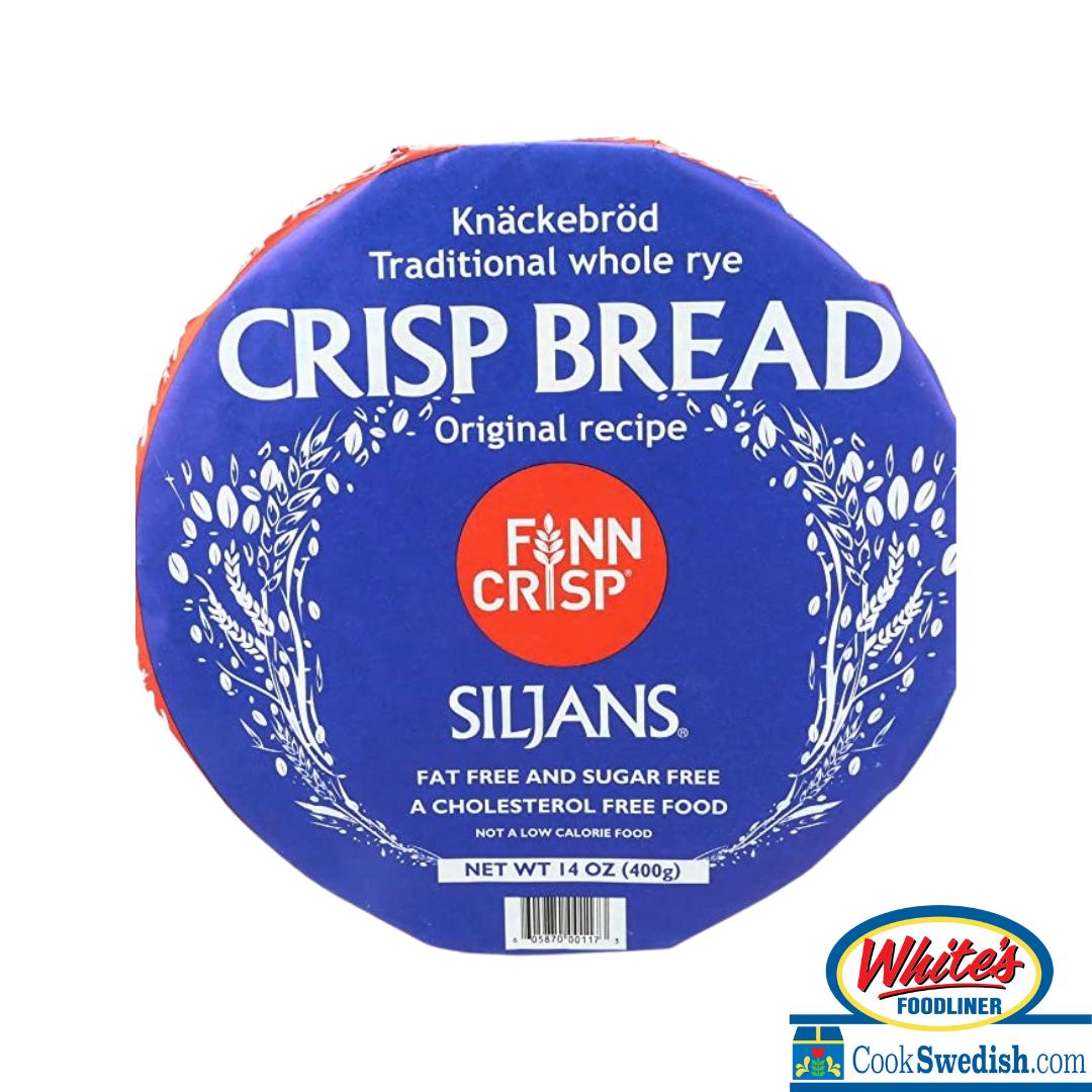 Siljans Knackebrod Traditional Whole Rye Crisp Bread, 14 oz. – Cook Swedish
