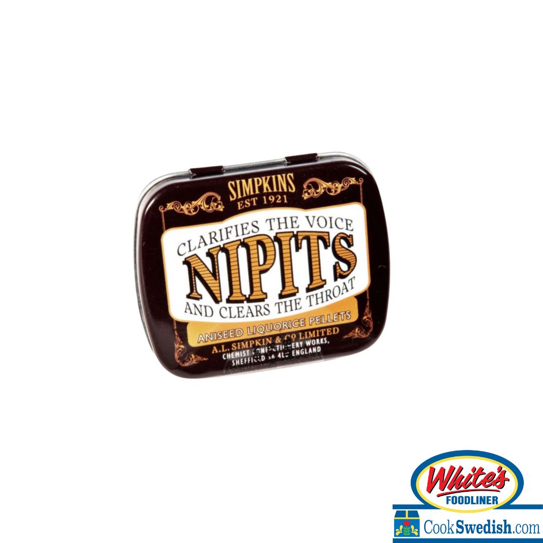 Simpkins Nipits Aniseed Licorice Pellets, 0.42oz – Cook Swedish