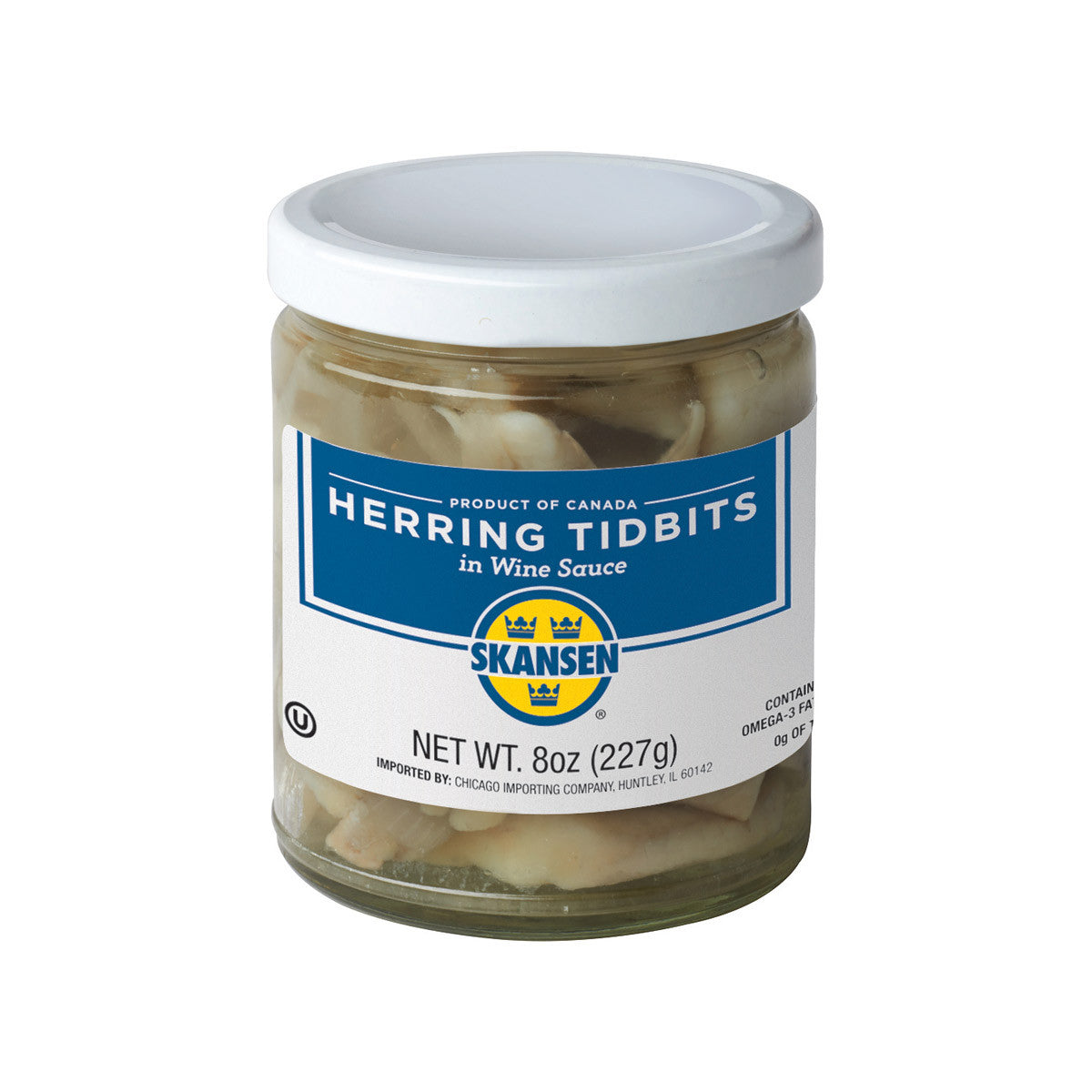 Skansen Herring Tidbits in Wine Sauce, 8oz – Cook Swedish