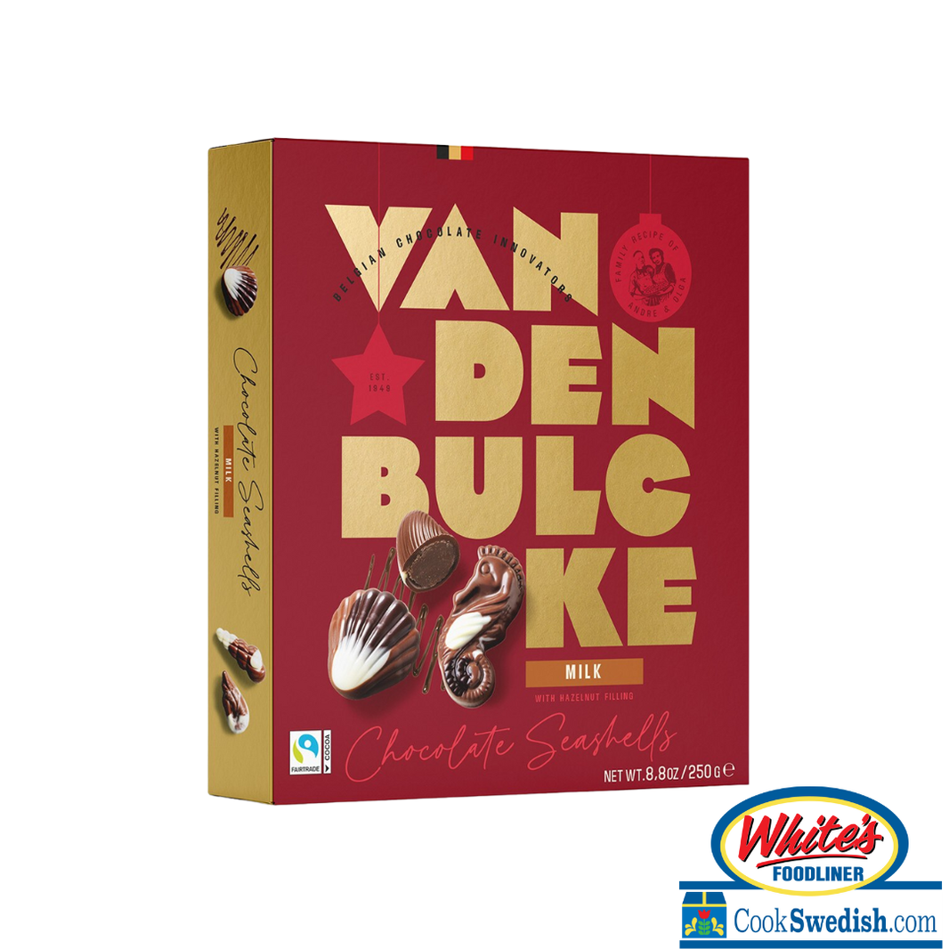 Vandenbulcke "Festive Winter" Milk Chocolate Seashells 8.8oz – Cook Swedish