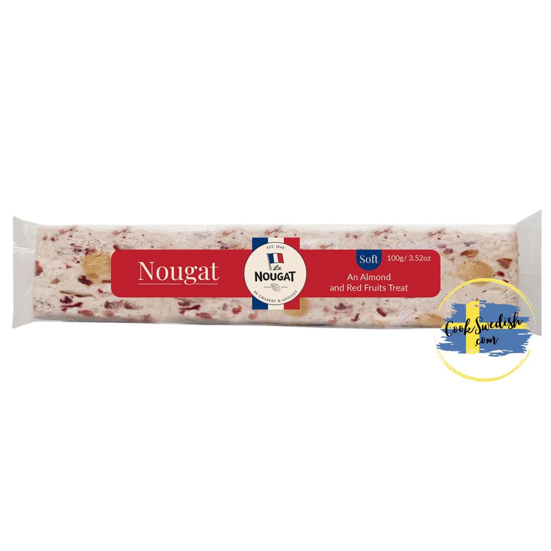 Le Nougat Soft Almond & Red Fruits Nougat Bar, 3.52oz – Cook Swedish