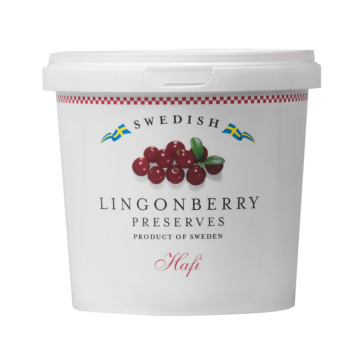 Hafi Lingonberry Tub, 3.3lb – Cook Swedish